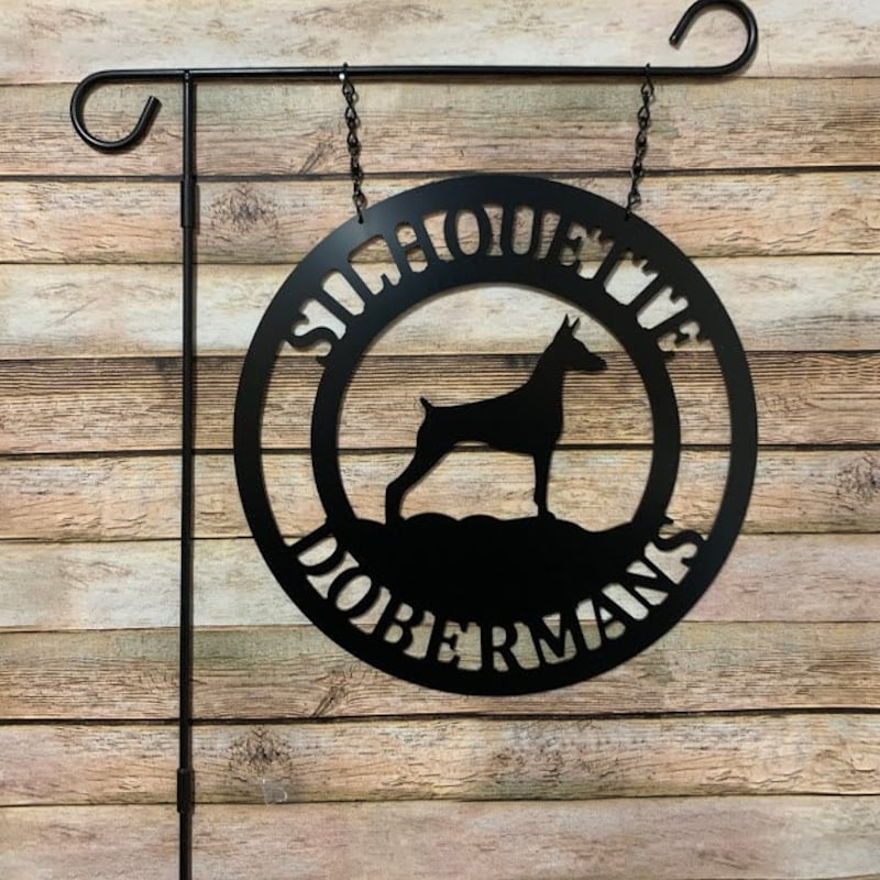 Dog Standing Yard Signs - Etsy