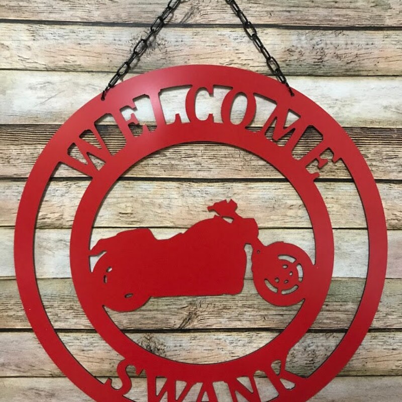Harley Welcome Sign - Etsy