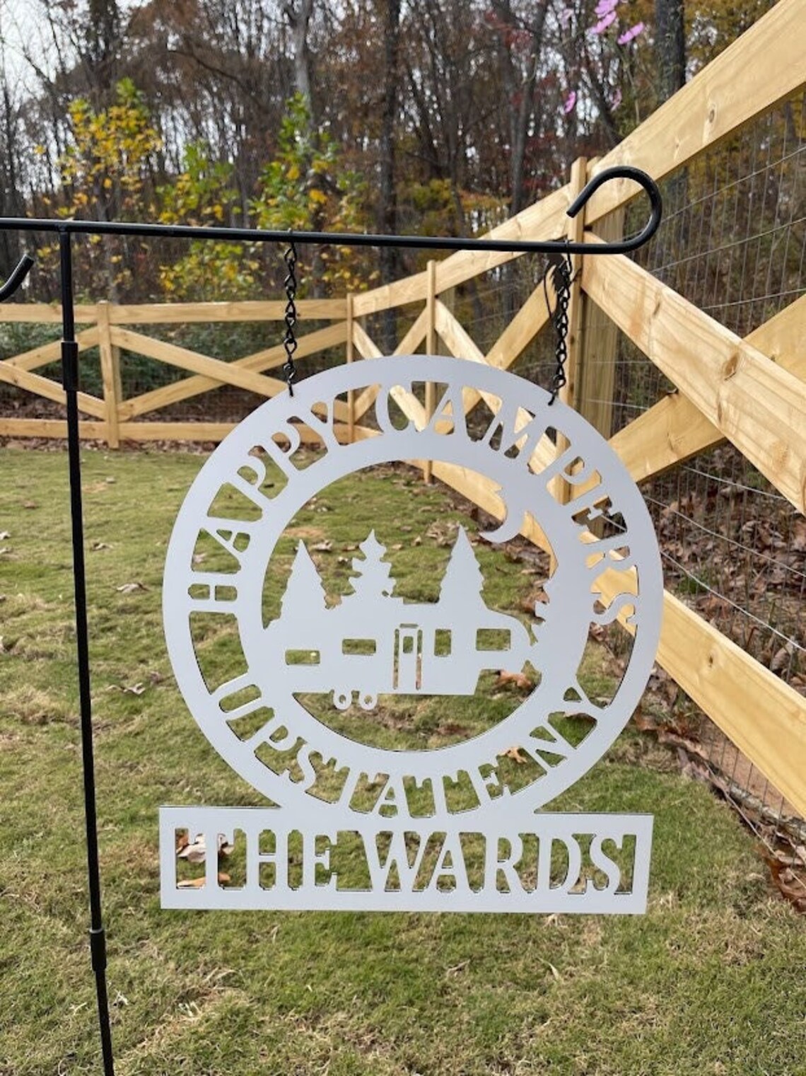 Customized Fifth Wheel Camper Sign Metal ACM Our Happy Place - Etsy