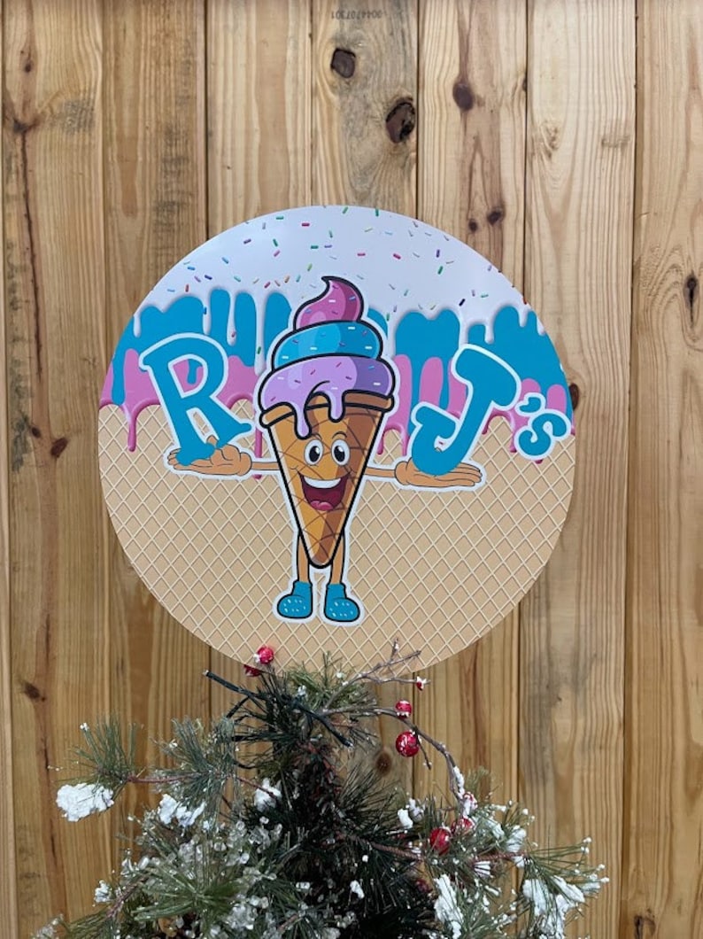 Custom Logo Tree Topper for Christmas Tree Christmas Tree - Etsy