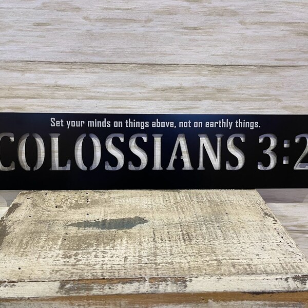 Bible Verse Plaque - Etsy