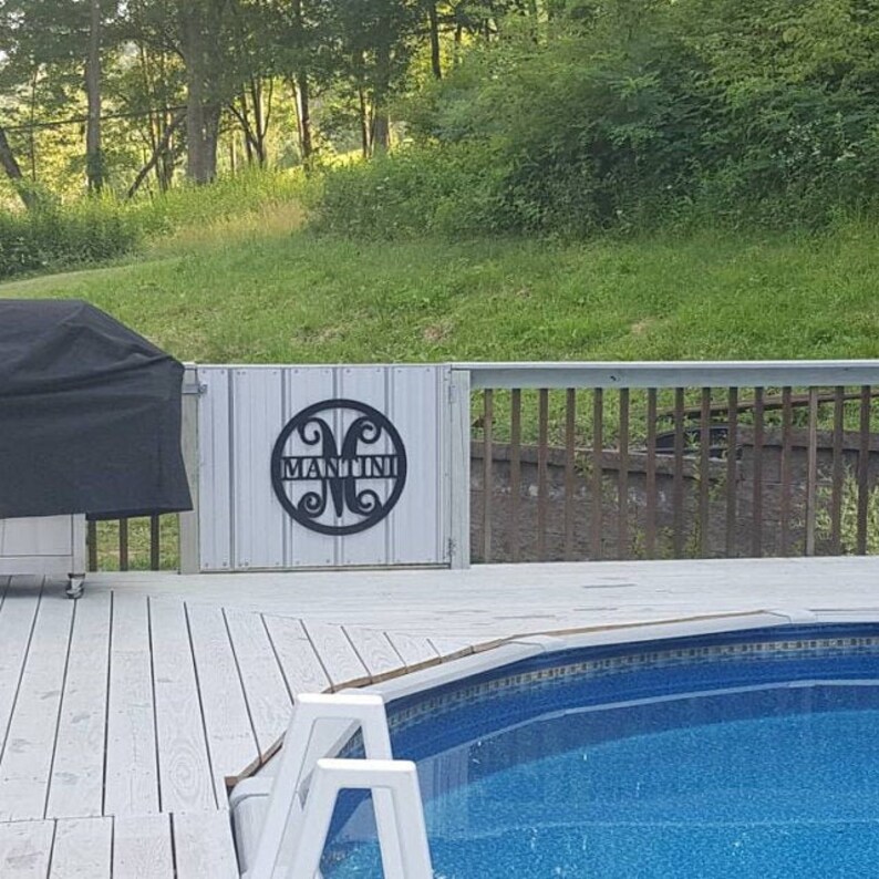 Custom Last Name Garden Flag Last Name Sign for Wall | Etsy