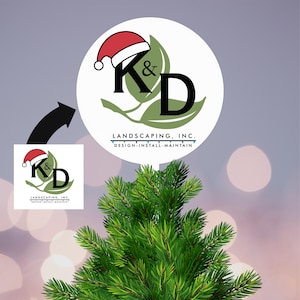 Custom Logo Tree Topper for Christmas Tree - Christmas Tree Topper Logo ...