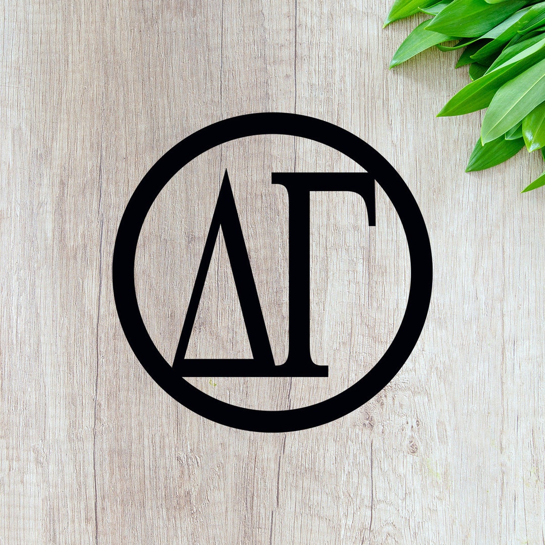 Greek Letter Door Hanger Sorority and Fraternity House Sign Custom ...