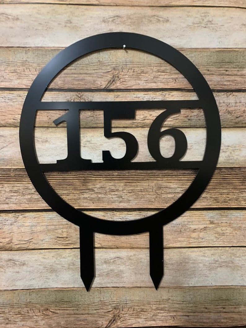 Custom Address Sign for Yard Personalized House Numbers - Etsy