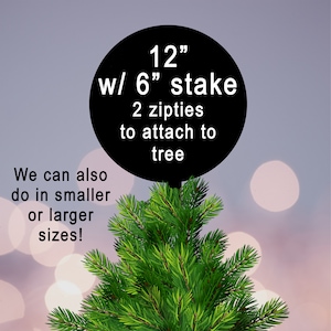 Custom Logo Tree Topper for Christmas Tree - Christmas Tree Topper Logo ...