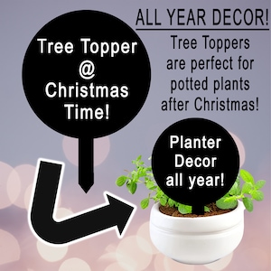 Custom Logo Tree Topper for Christmas Tree - Christmas Tree Topper Logo ...