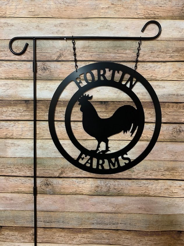 Wall Hangings Home & Living Home Décor Personalized Rooster Sign etna ...