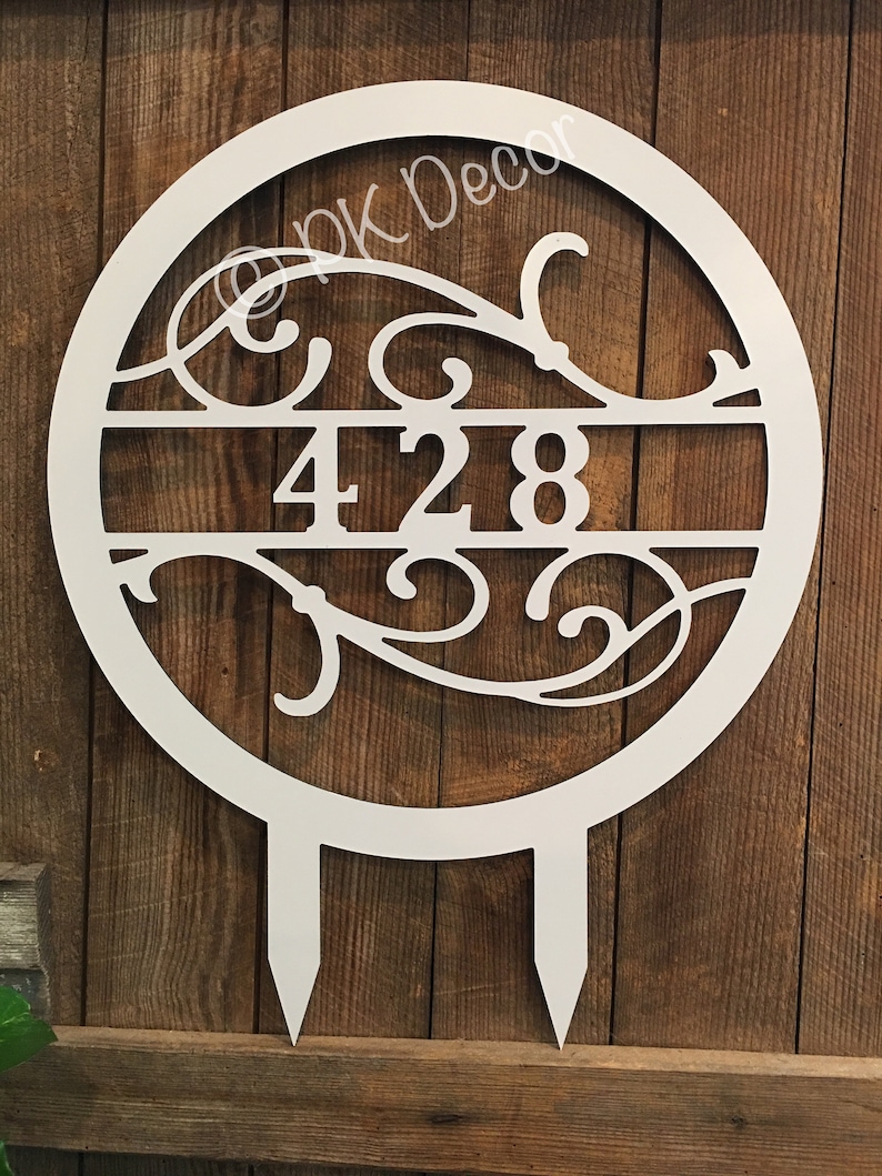 Custom Address Sign for Yard Personalized House Numbers - Etsy