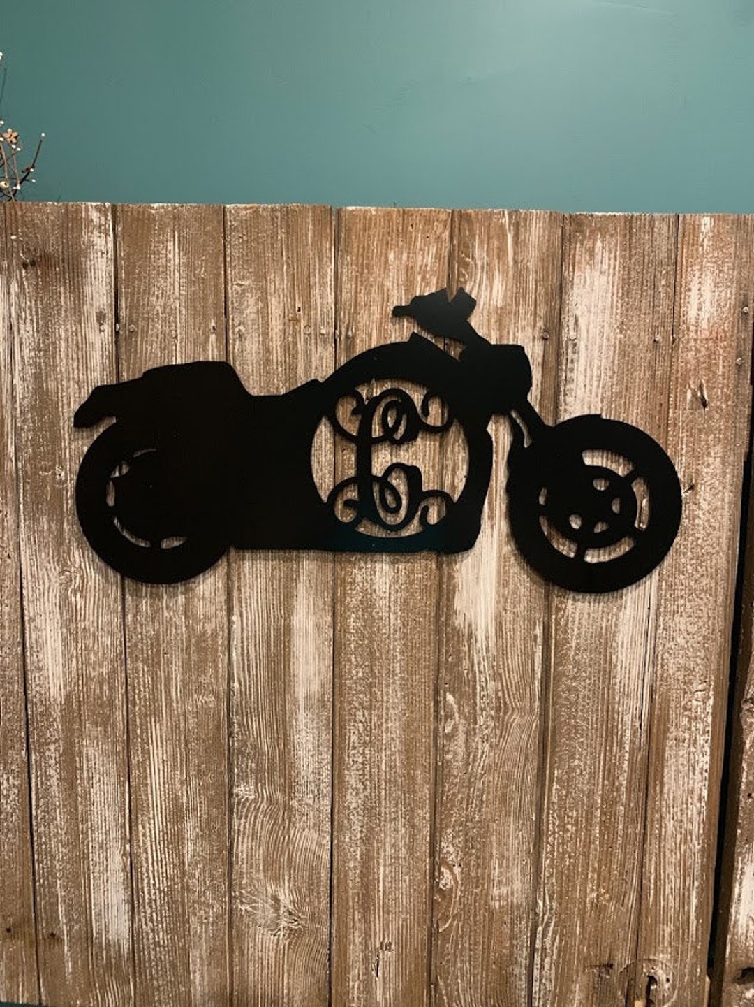 Personalized Motorcycle Sign or Wall Art Motorcycle Garden Flag Custom ...