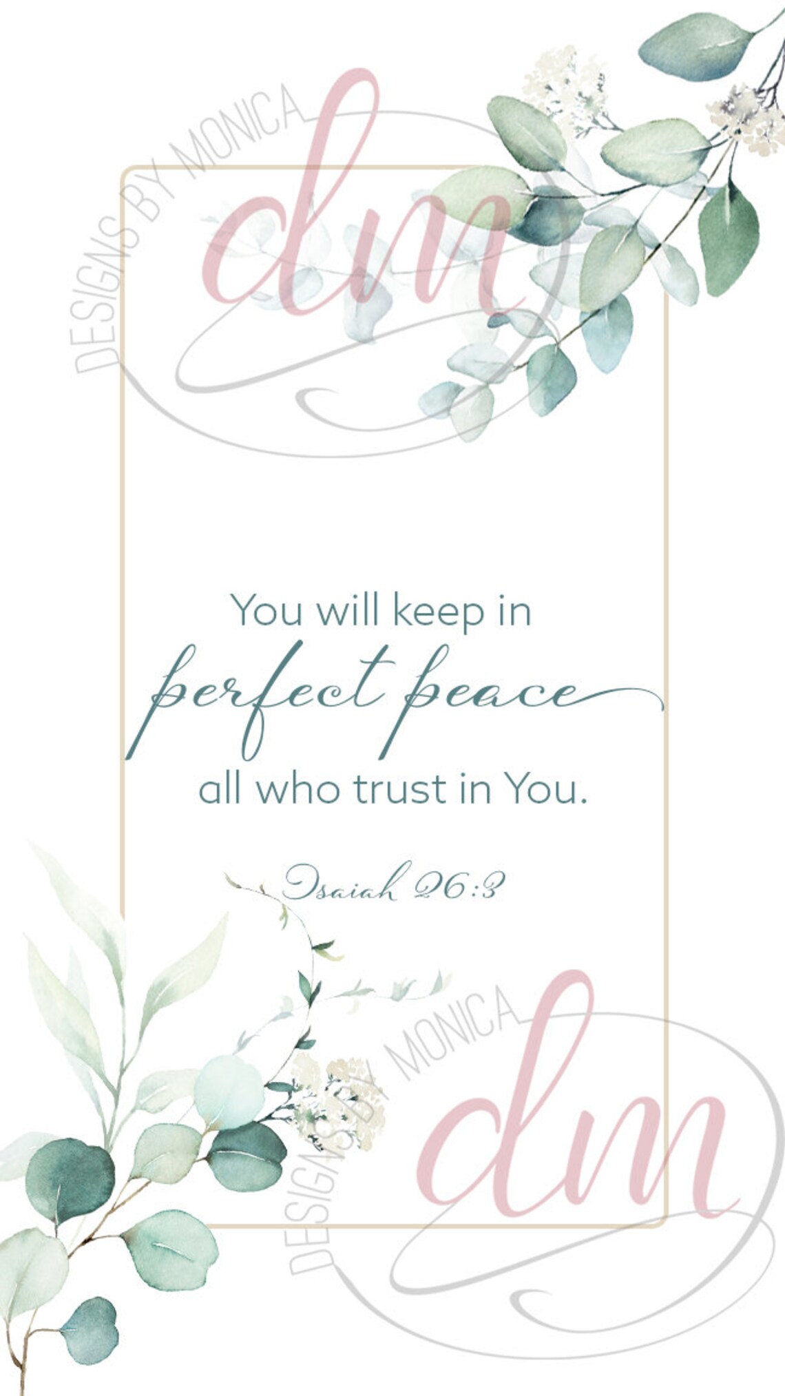 Phone Lockscreen - Scripture Art Phone Lock Screen - Encouraging Lock ...