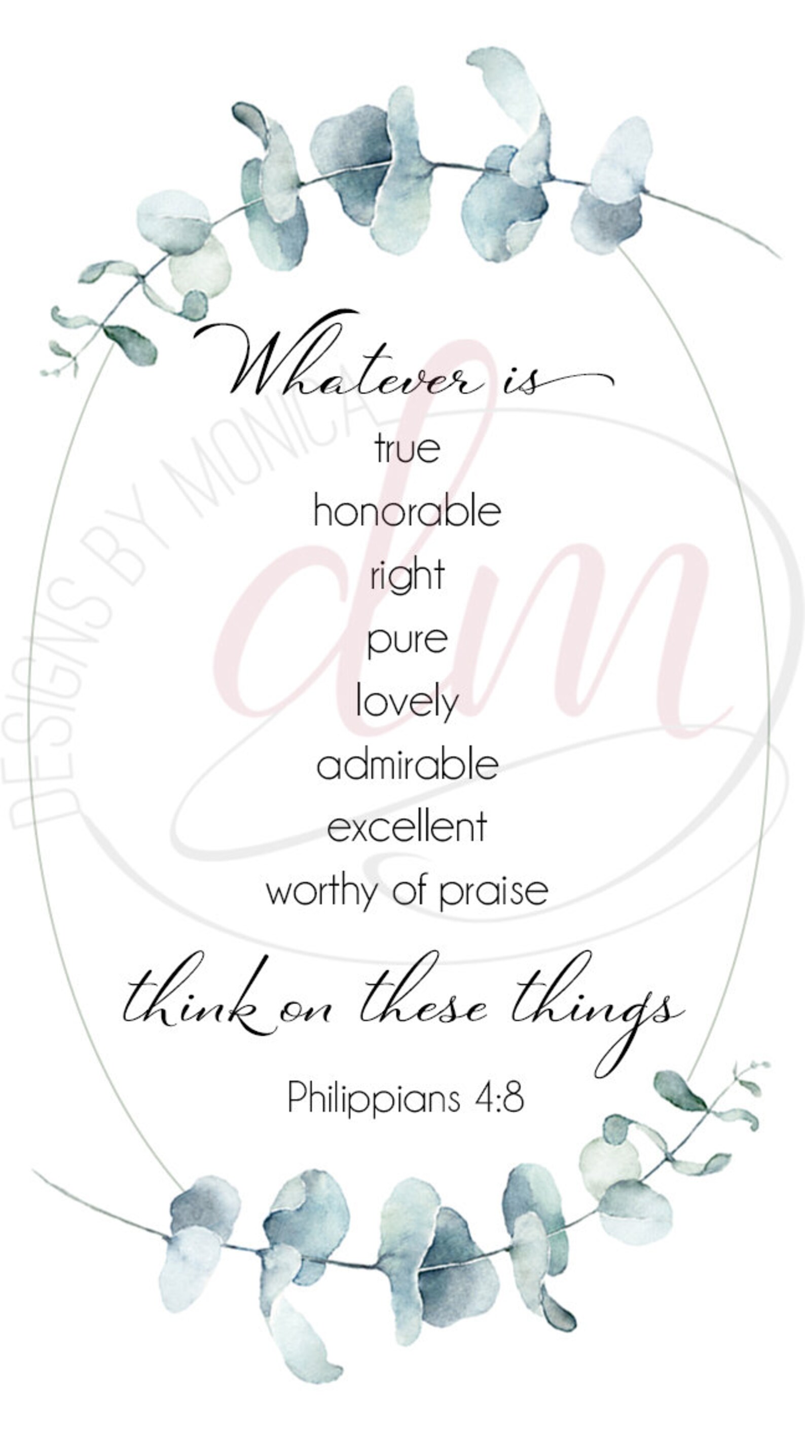 Phone Lockscreen - Scripture Art Phone Lock Screen - Encouraging Lock ...