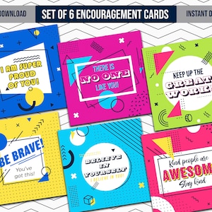 Encouragement Cards - Kindness Cards - Lunchbox Notes - Student ...
