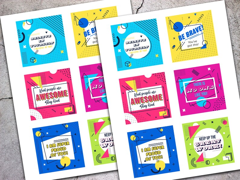 Encouragement Cards - Kindness Cards - Lunchbox Notes - Student ...