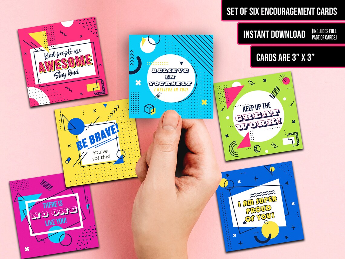 Encouragement Cards Kindness Cards Lunchbox Notes - Etsy