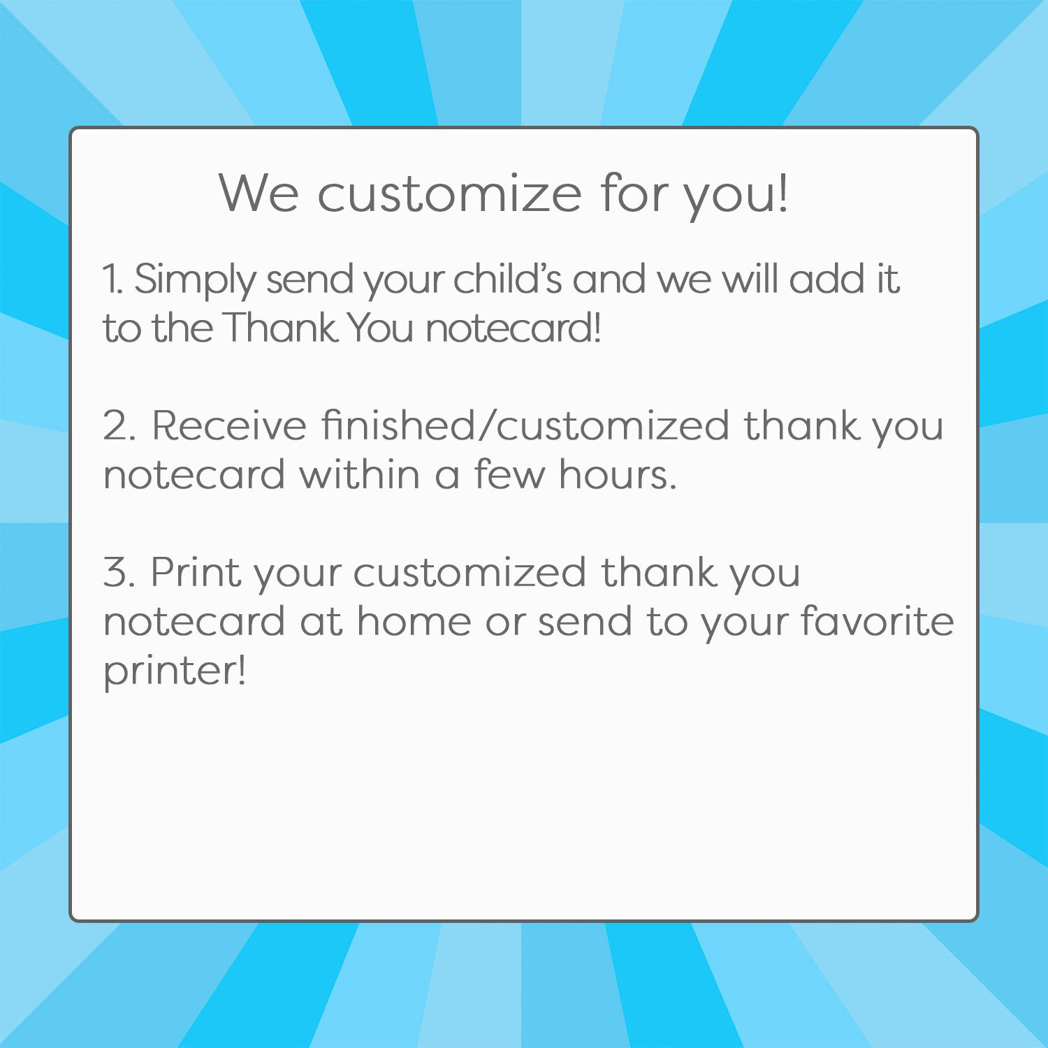 Superhero Comic Thank You Notecard Comic Book Thank You Personalized ...