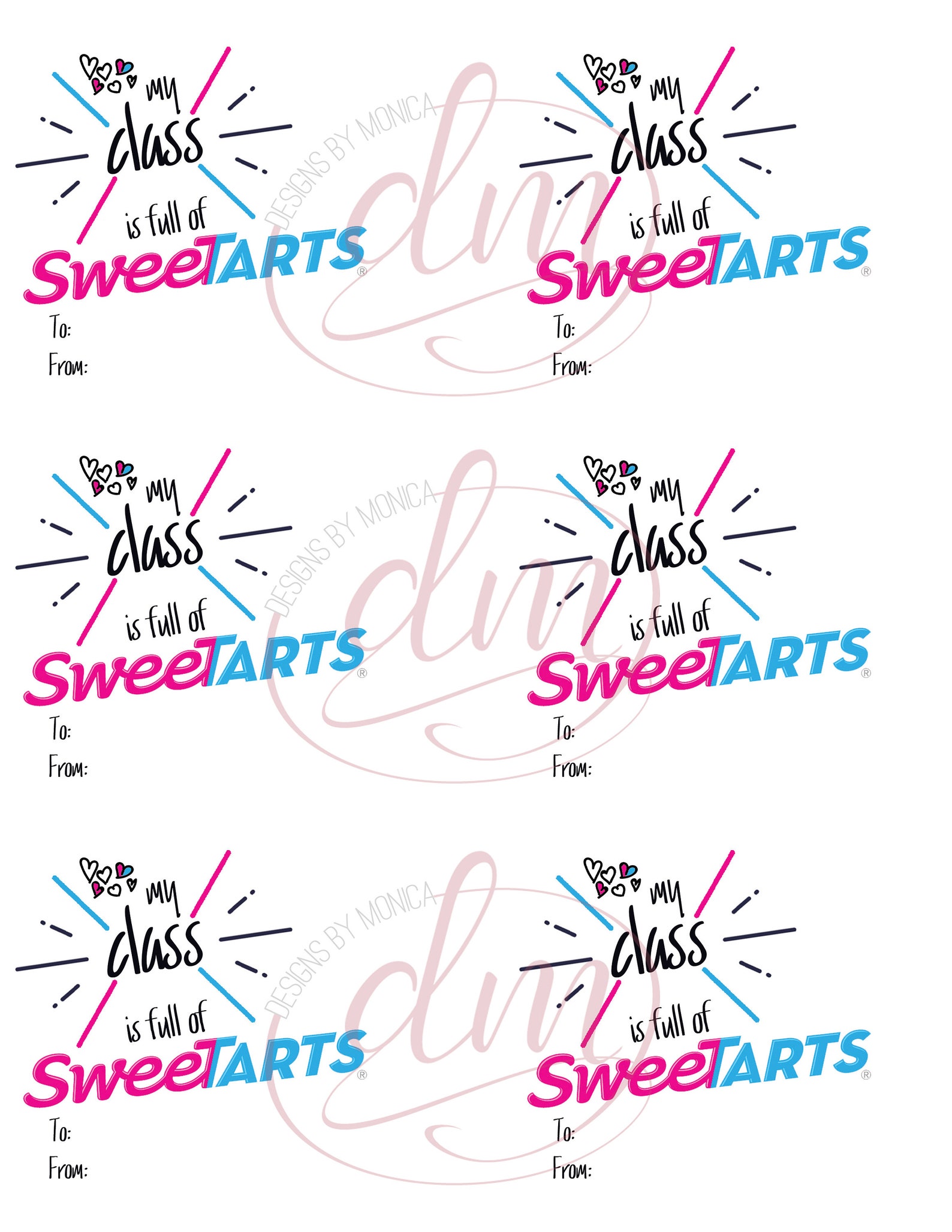 Valentines Day Card - Teacher to Student - From Teacher - Etsy