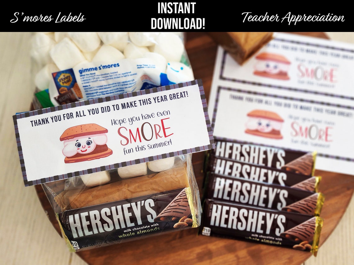 Teacher Gift - Smores Teacher Gift - End of Year Teacher Gift Idea ...