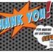 Superhero Comic Thank You Notecard - Comic Book Thank You ...