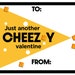 Printable Valentines Card - Cheez-y Cheez-it Valentine Cards - - Etsy