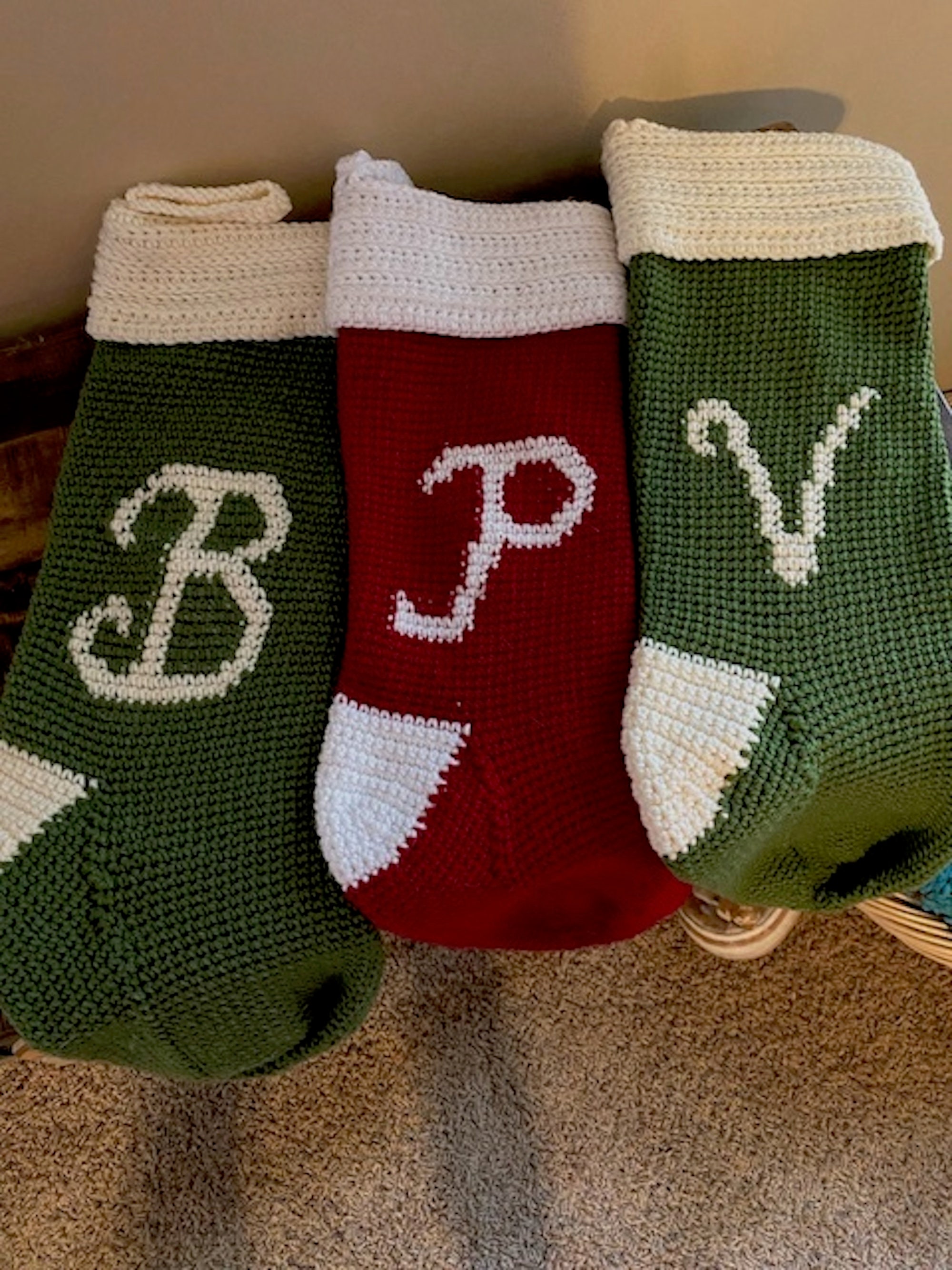 Personalized Crochet Stocking - PATTERN ONLY - Etsy