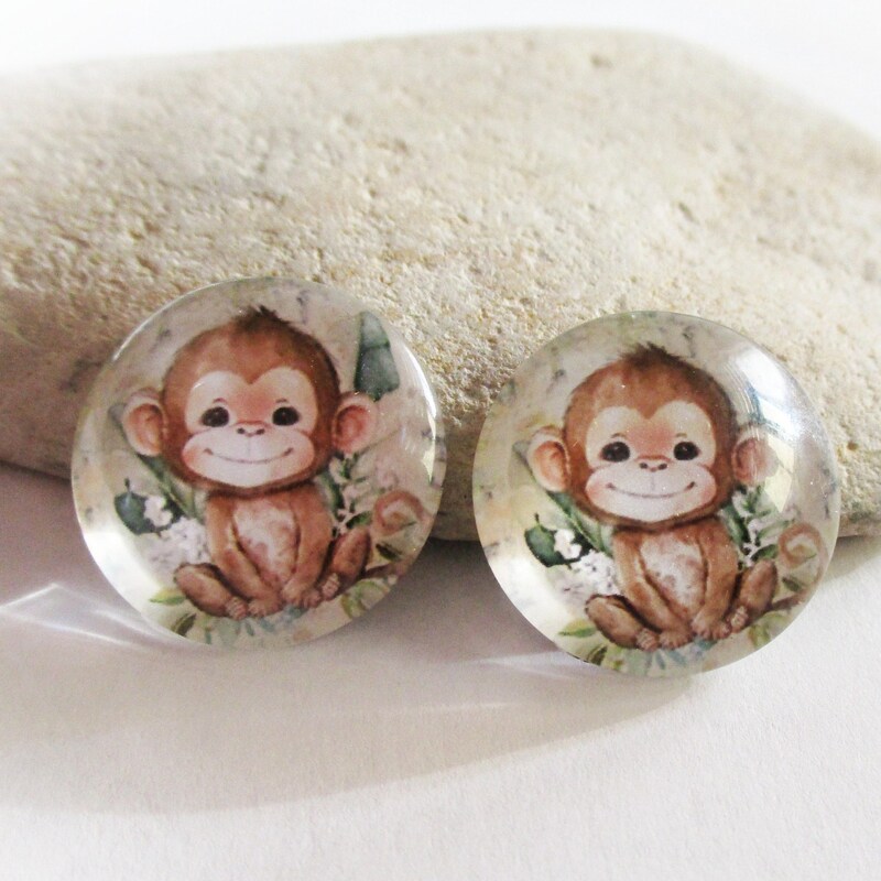 Monkey Key Chain - Etsy