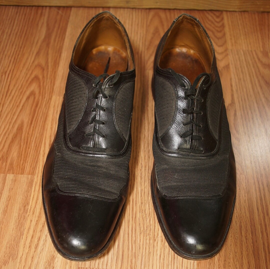 Vintage Florsheim 30s 40s Spectator Shoes 14 Ventilated Oxford Dress ...