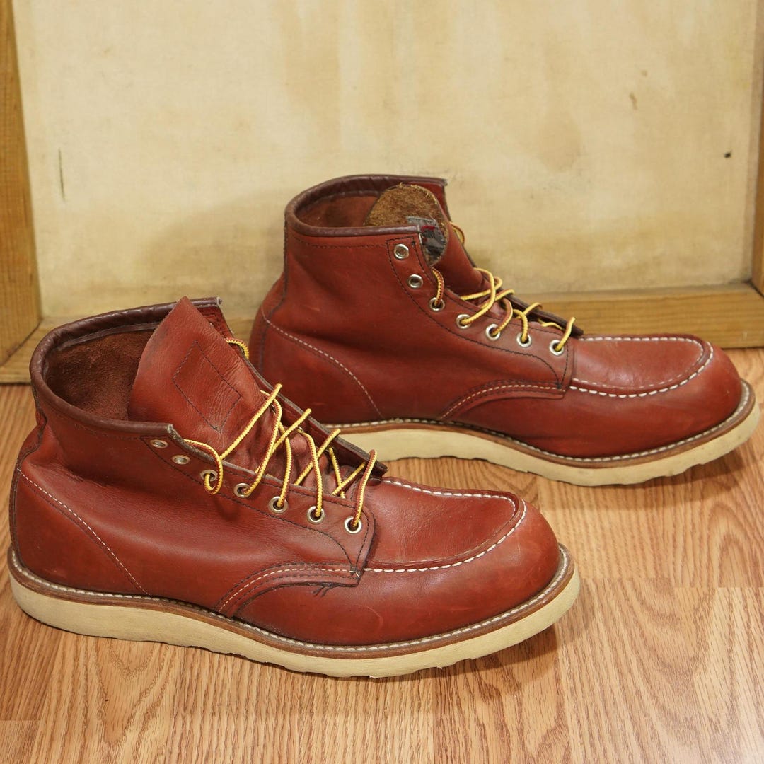 Red Wing Moc Toe Boots 9106 Heritage Shoes 11 D Leather - Etsy