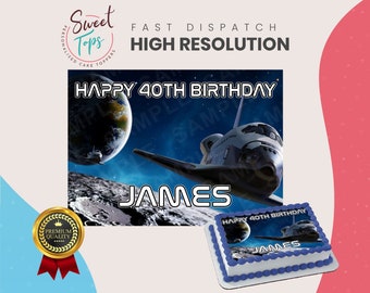 Space Shuttle Cake Topper - Etsy UK