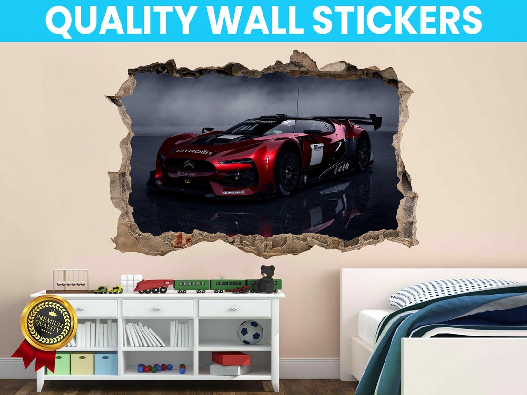 Sports Car Wall Decal Sticker Mural Poster Print Art Home Bedroom ...