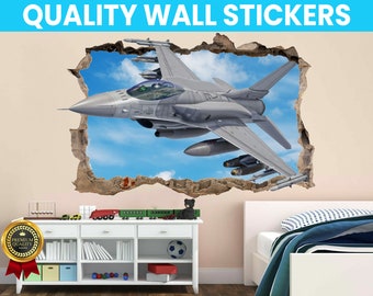 Fighter Jet Wall Decal Sticker Mural Poster Print Art Home - Etsy