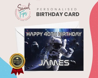 Outer Space Birthday Card by James Ellis - Etsy UK