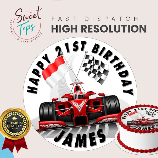 F1 Cake Topper - Etsy Canada