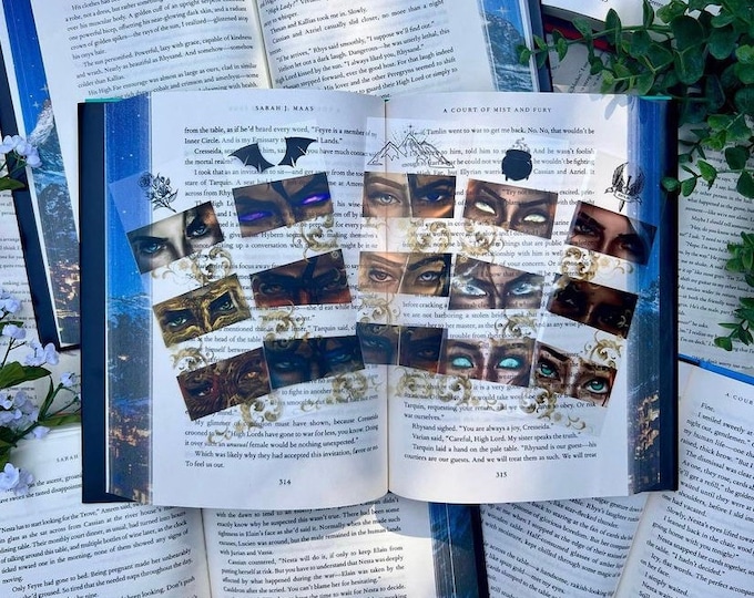 ACOTAR Bookmark Set Digital Download, Printable, Fantasy Bookmarks for ...
