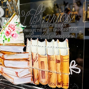 Libraries Were Full of Ideas TOG Series Freestanding Bookshelf ...