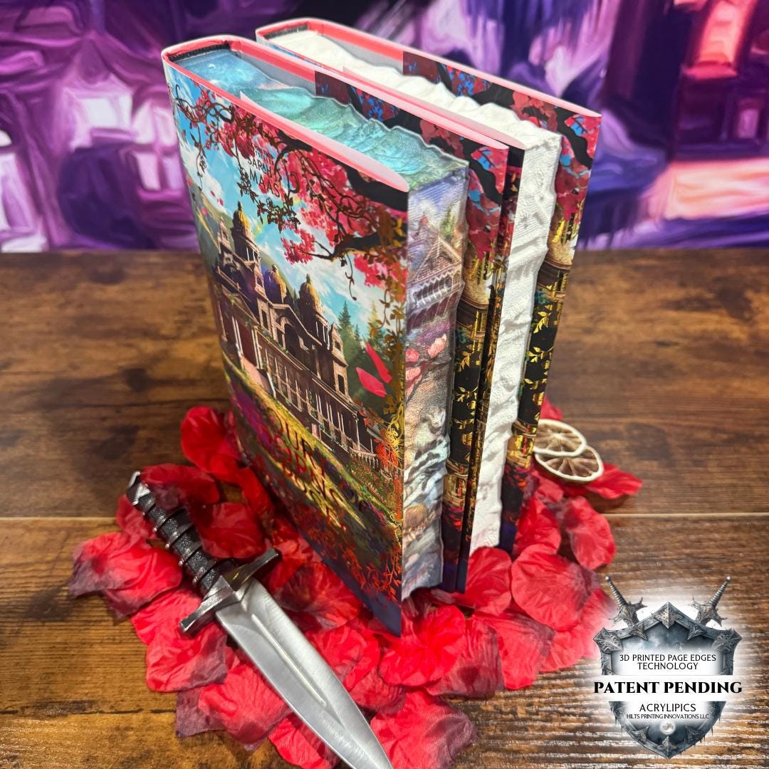 Edición especial de páginas impresas en 3D de ACOTAR / Una corte de ...