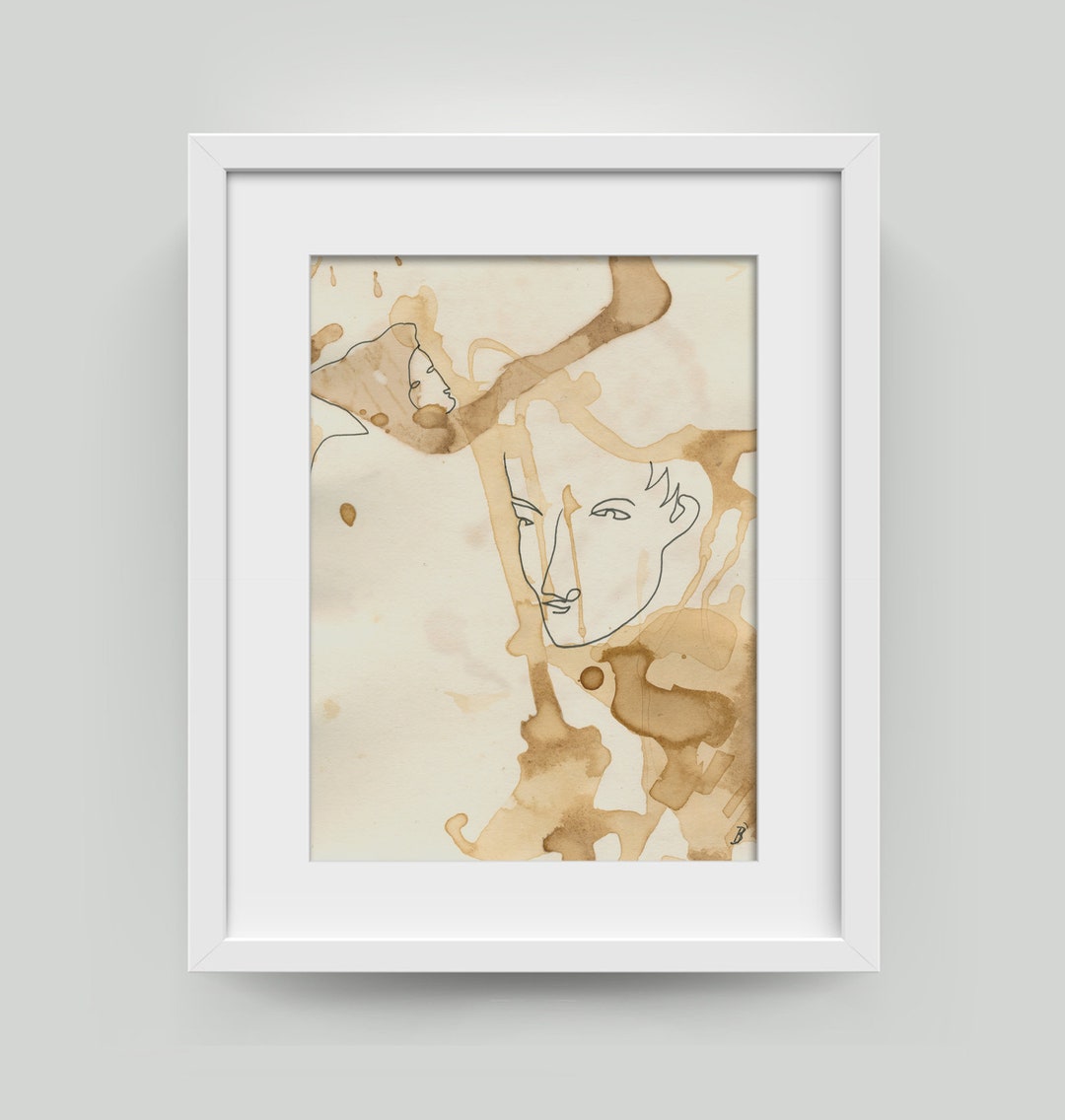 Mural Original - Unique - Simple, Simple - Painting, Drawing, Human ...