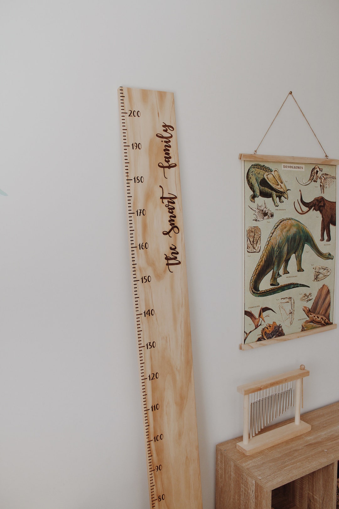 Classic Wooden Ruler Height Chart Personalised - Etsy
