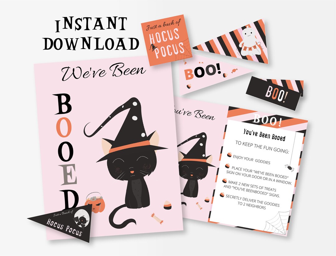 You've Been Booed Printable, We've Been Booed, You've Been Booed Kit ...