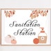 Sanitation Station Thanksgiving Sign, Printable Sanitation Station Sign ...