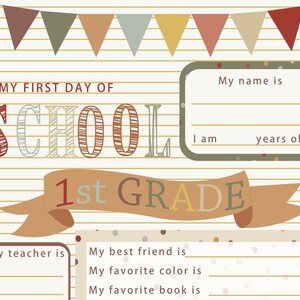 1st GRADE Welcome Back to School Printable INTERVIEW, Back to School ...