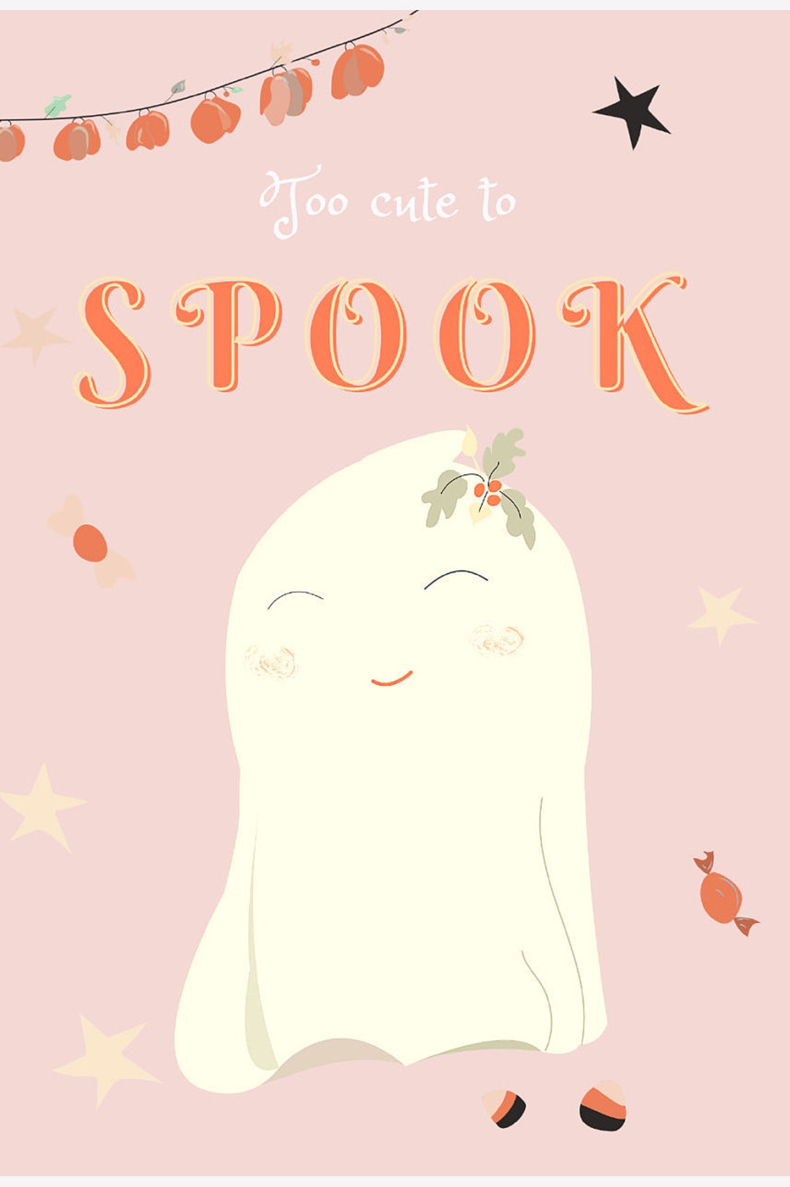 Halloween Print, Happy Halloween Print, Halloween Sign, Kids Halloween ...