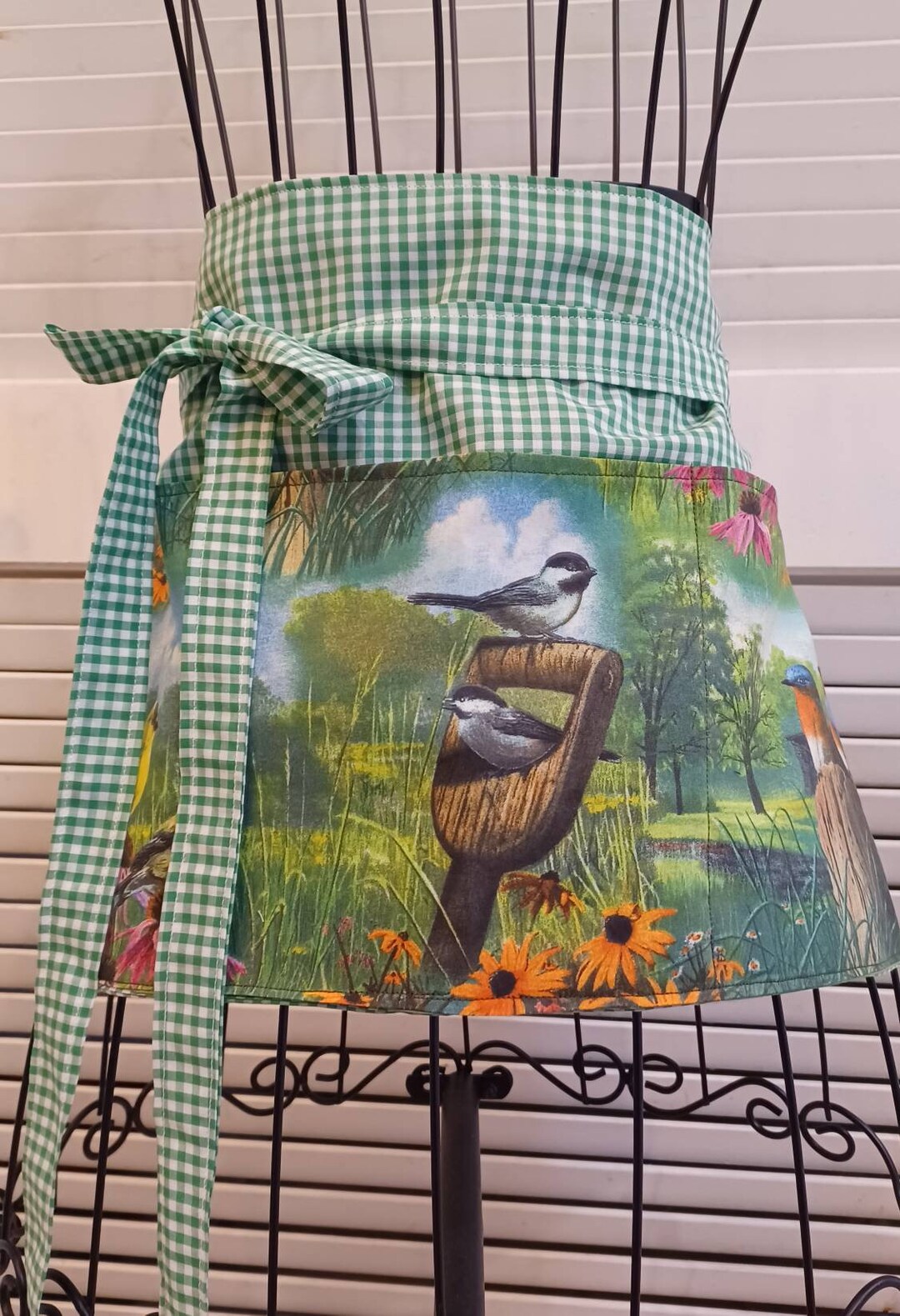 Garden 3 Pocket Waitress Teacher Server Vendor Half Waist Apron - Etsy