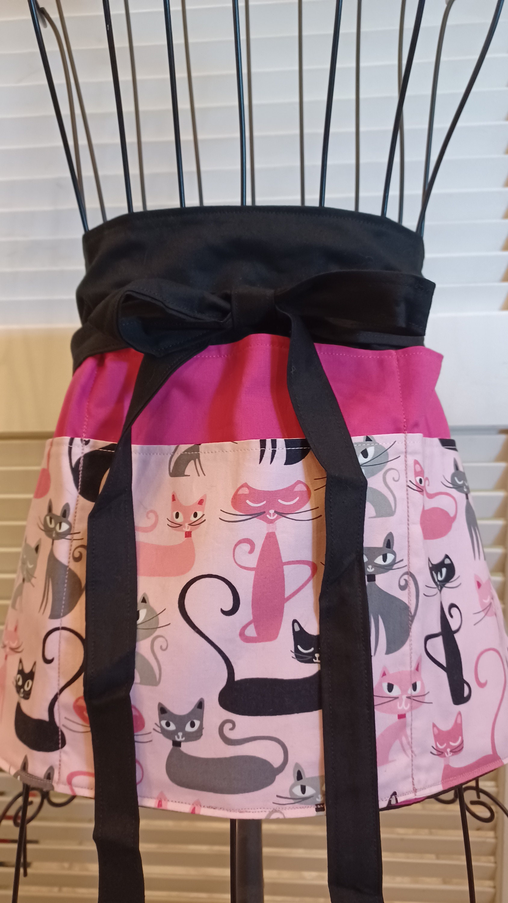 Siamese Cats 6 Pocket Apron, Server Apron, Waitress Apron, Teacher ...