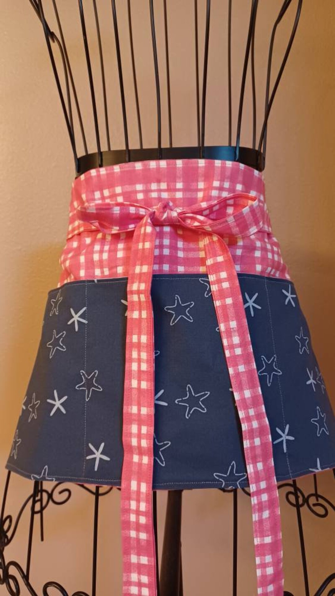 Starfish 3 Pocket Apron, Server Apron, Waitress Apron, Teacher Apron ...