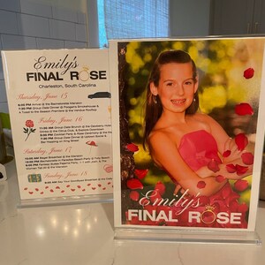 Editable Bachelorette Party Itinerary "_________'s Final Rose" - Etsy