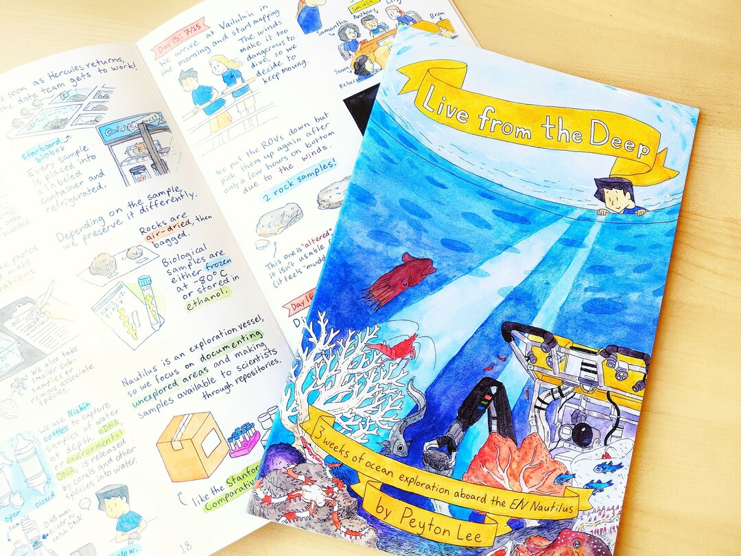 Live From the Deep Comic - an Ocean Exploration Travelogue - 2nd Ed. - Etsy