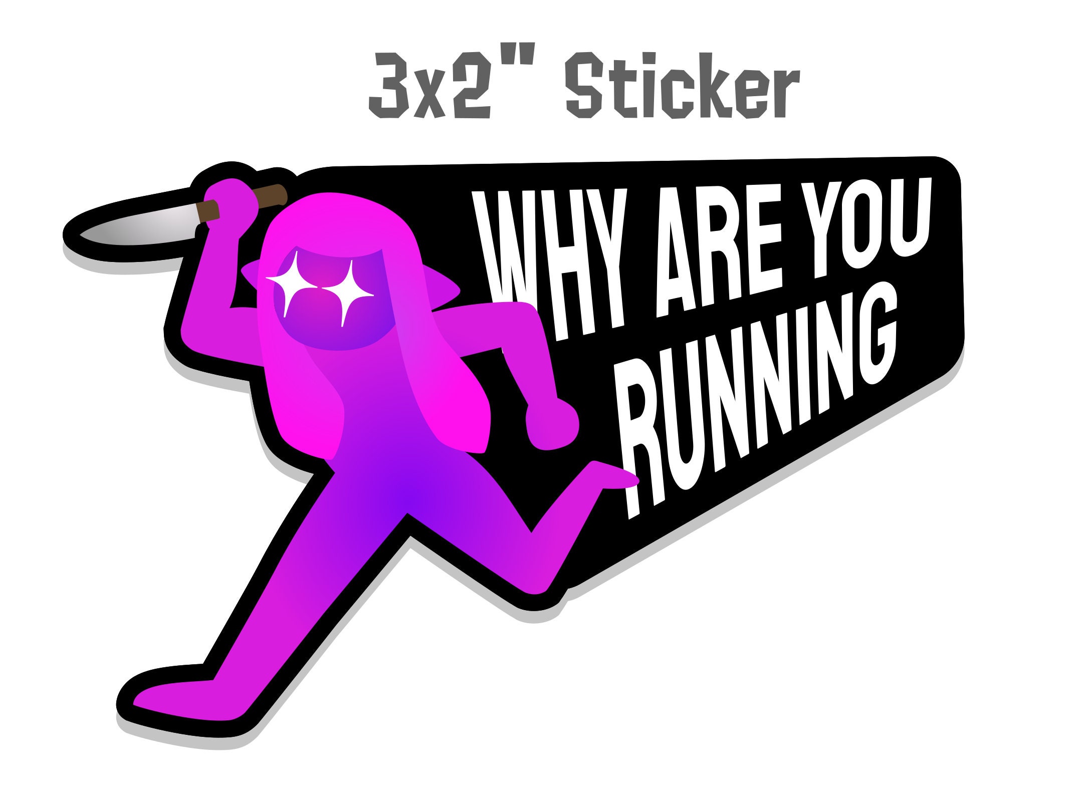 Matte Vinyl Splatoon 2 Inkling Inspired Ink Armor Sticker Why Are You ...