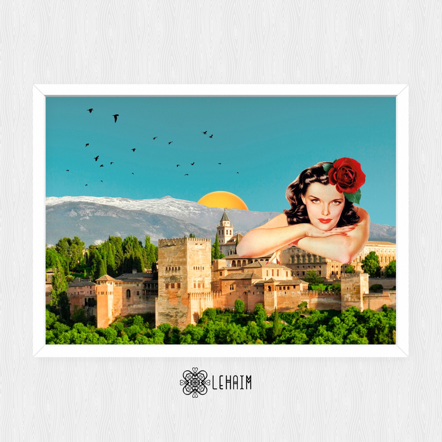 Poster Mi Alhambra 50x70 Cm Instant Download Retro Art Pop - Etsy