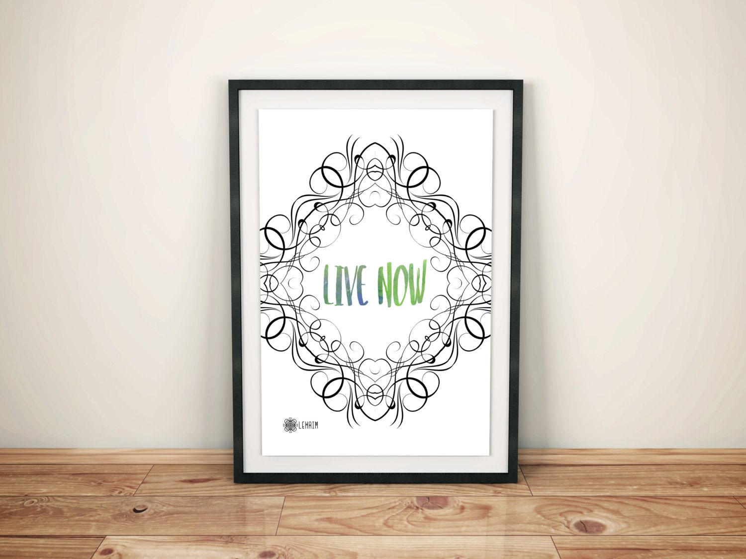 Instant download Print Live now, Motivational Wall art decor, Printable ...